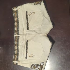 Express | Shorts | Nwt Express Beaded Embellished Shorts | Poshmark